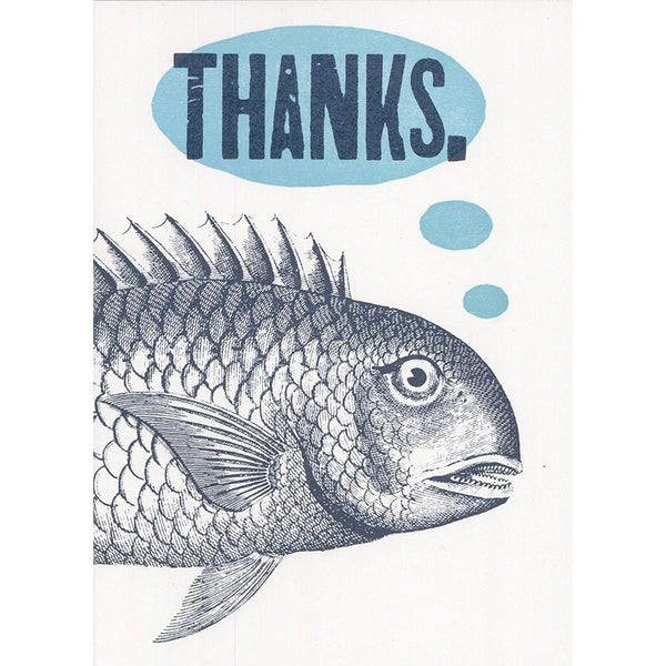 Thank You Fish Card – Hatch Show Print