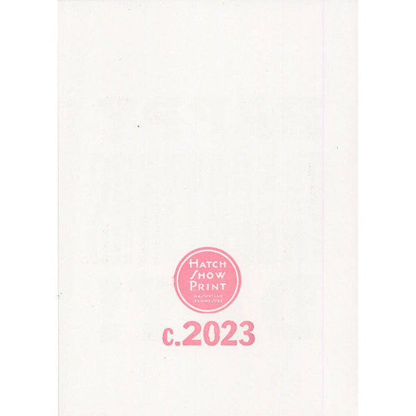 Happy Valentine's Day Die Cut Card – Hatch Show Print