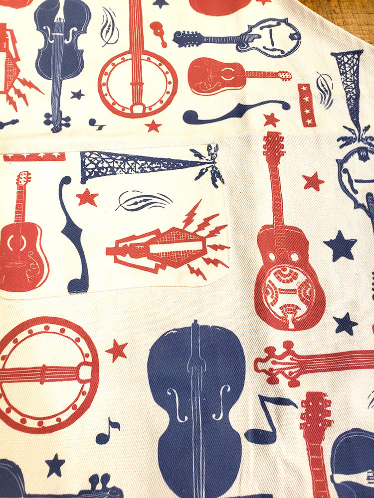 Instrument Pattern Apron – Hatch Show Print