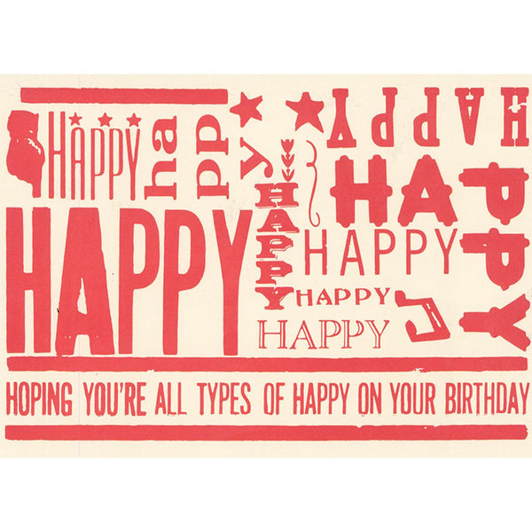 All Types of Happy Birthday Card – Hatch Show Print