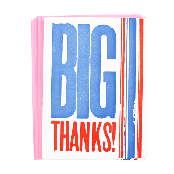 Big Thanks Boxed Card Set – Hatch Show Print