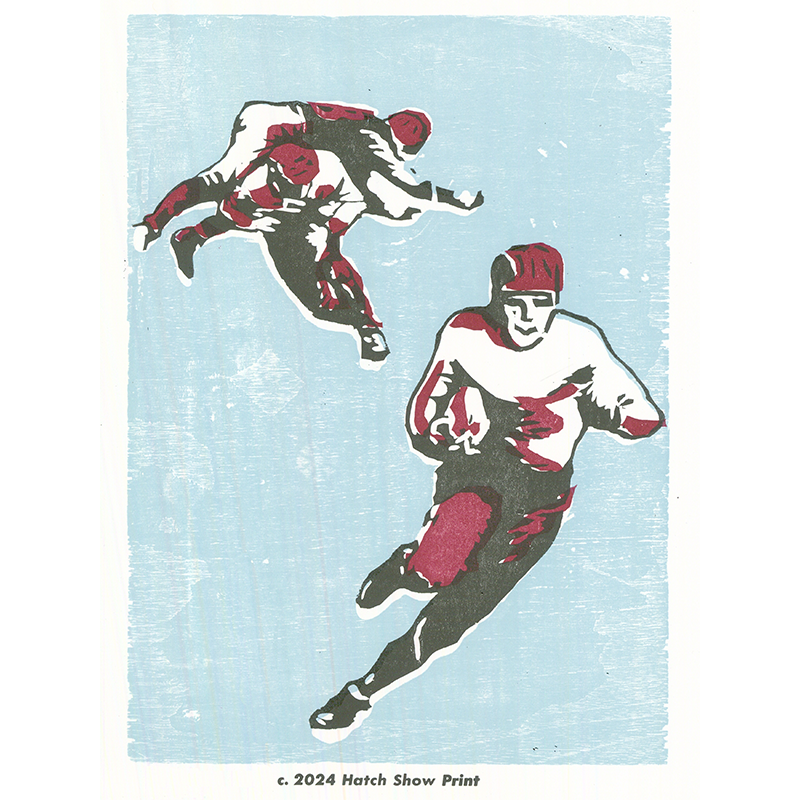 Football Poster – Hatch Show Print