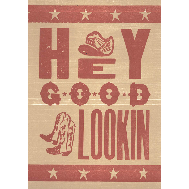 Hey Good Lookin' Card – Hatch Show Print