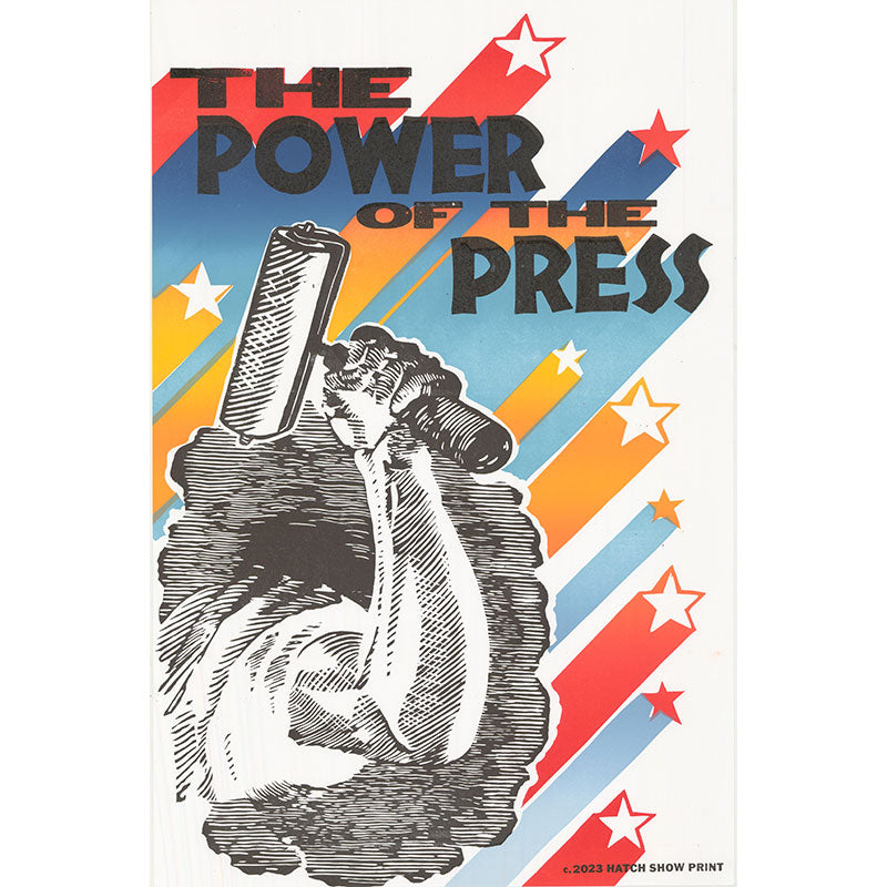 Power of the Press Poster – Hatch Show Print