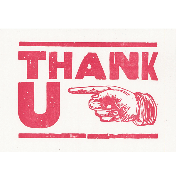Thank U Card – Hatch Show Print