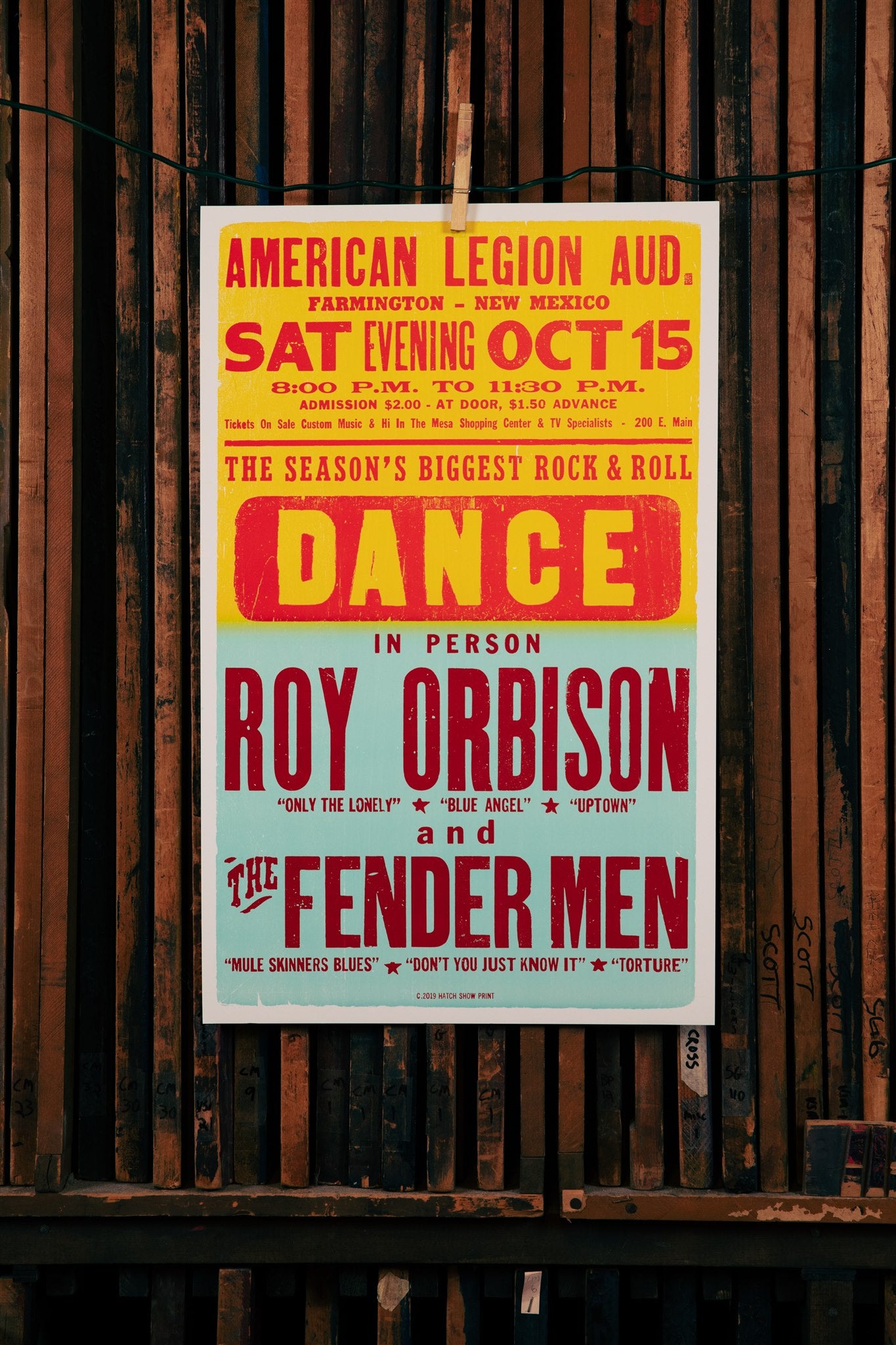 Roy Orbison Poster – Hatch Show Print