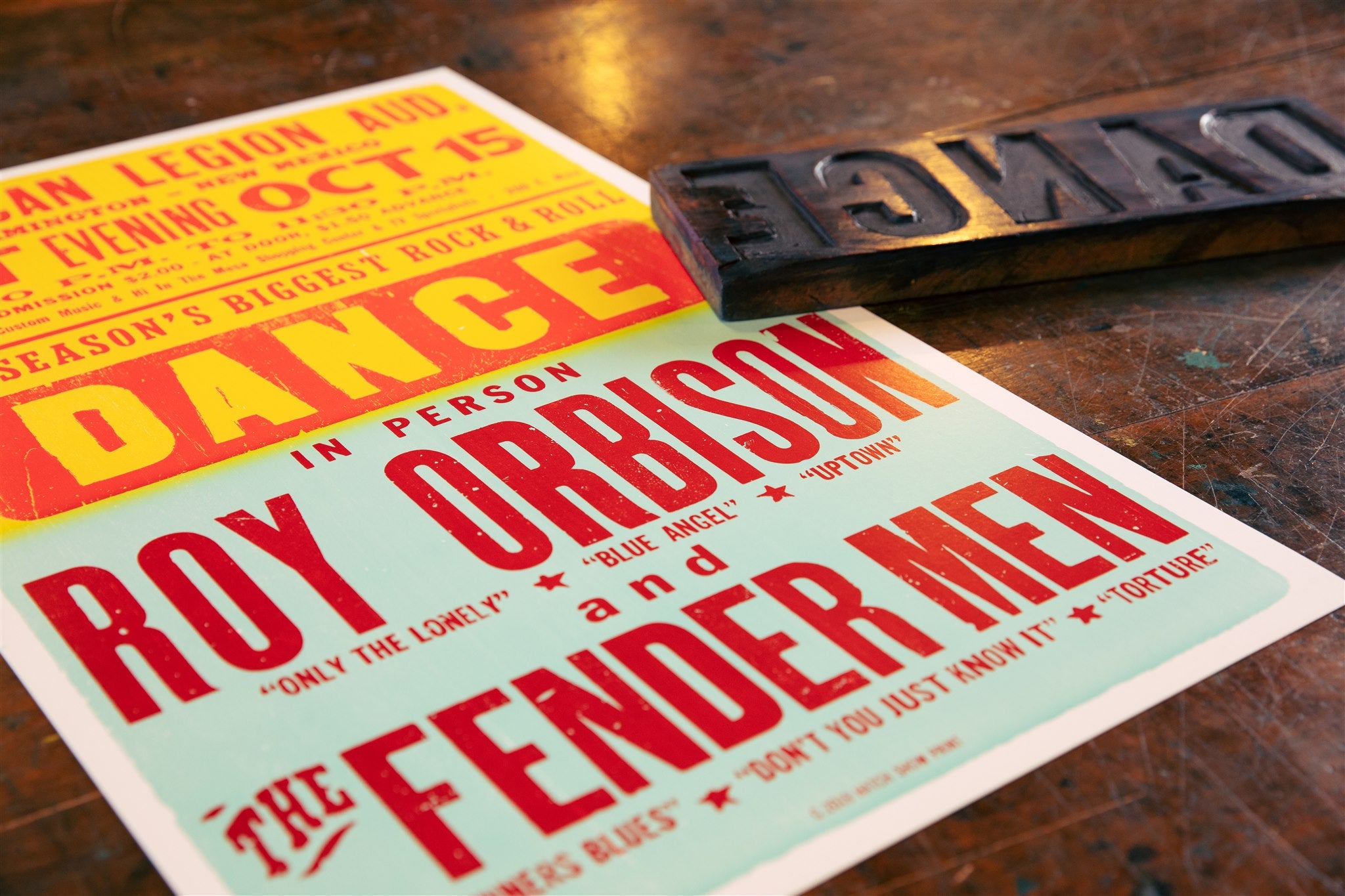 Roy Orbison Poster – Hatch Show Print