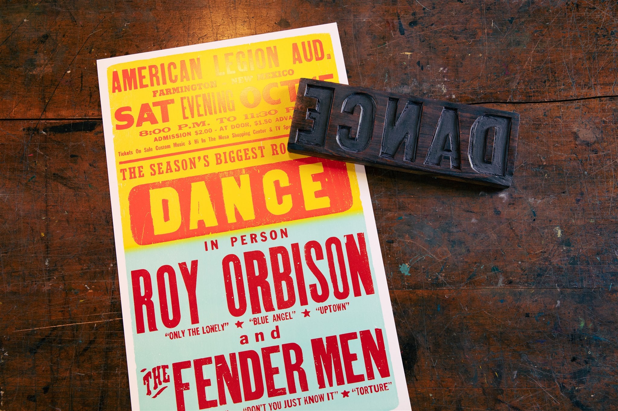 Roy Orbison Poster – Hatch Show Print