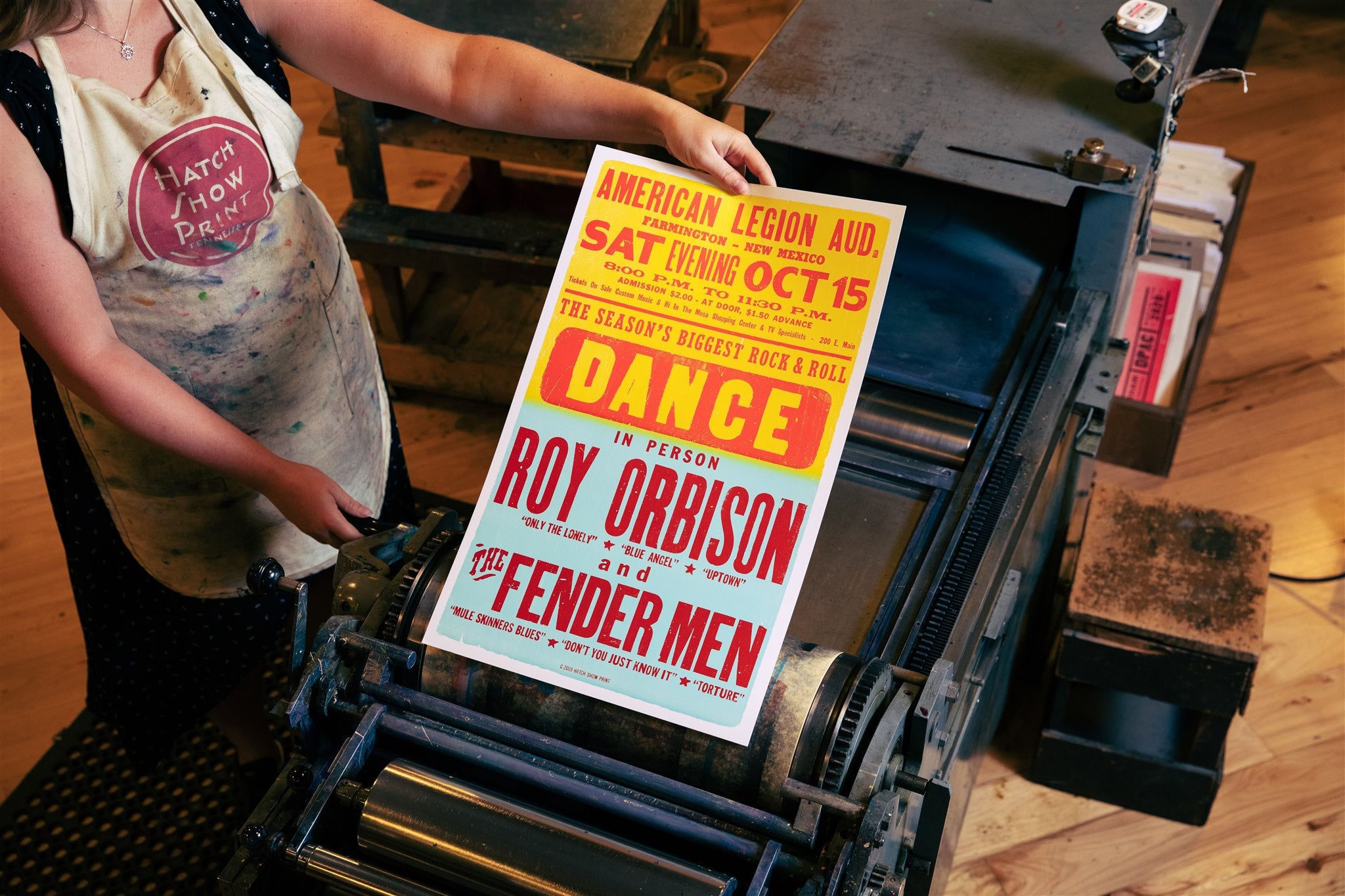 Roy Orbison Poster – Hatch Show Print