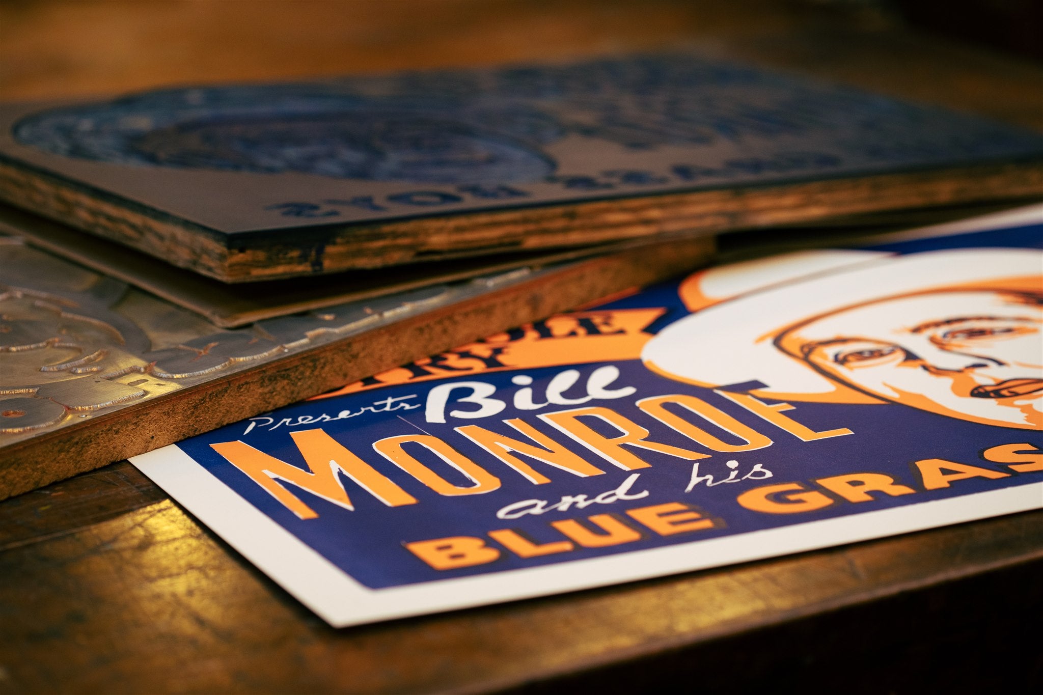 Bill Monroe Horizontal Poster – Hatch Show Print