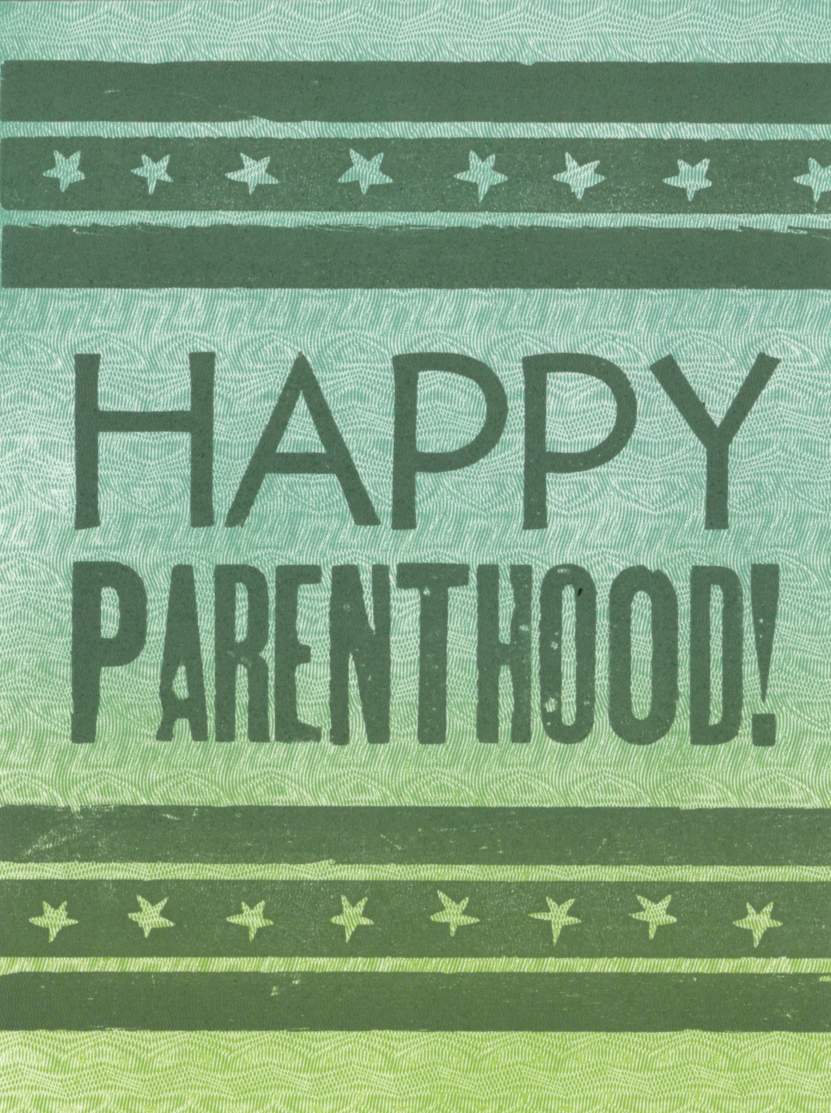 Happy Parenthood Card – Hatch Show Print