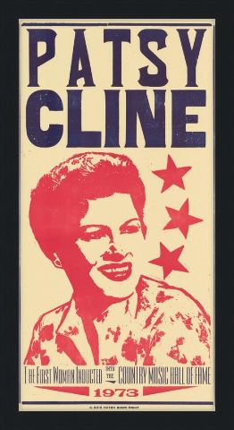 Framed Patsy Cline Poster – Hatch Show Print