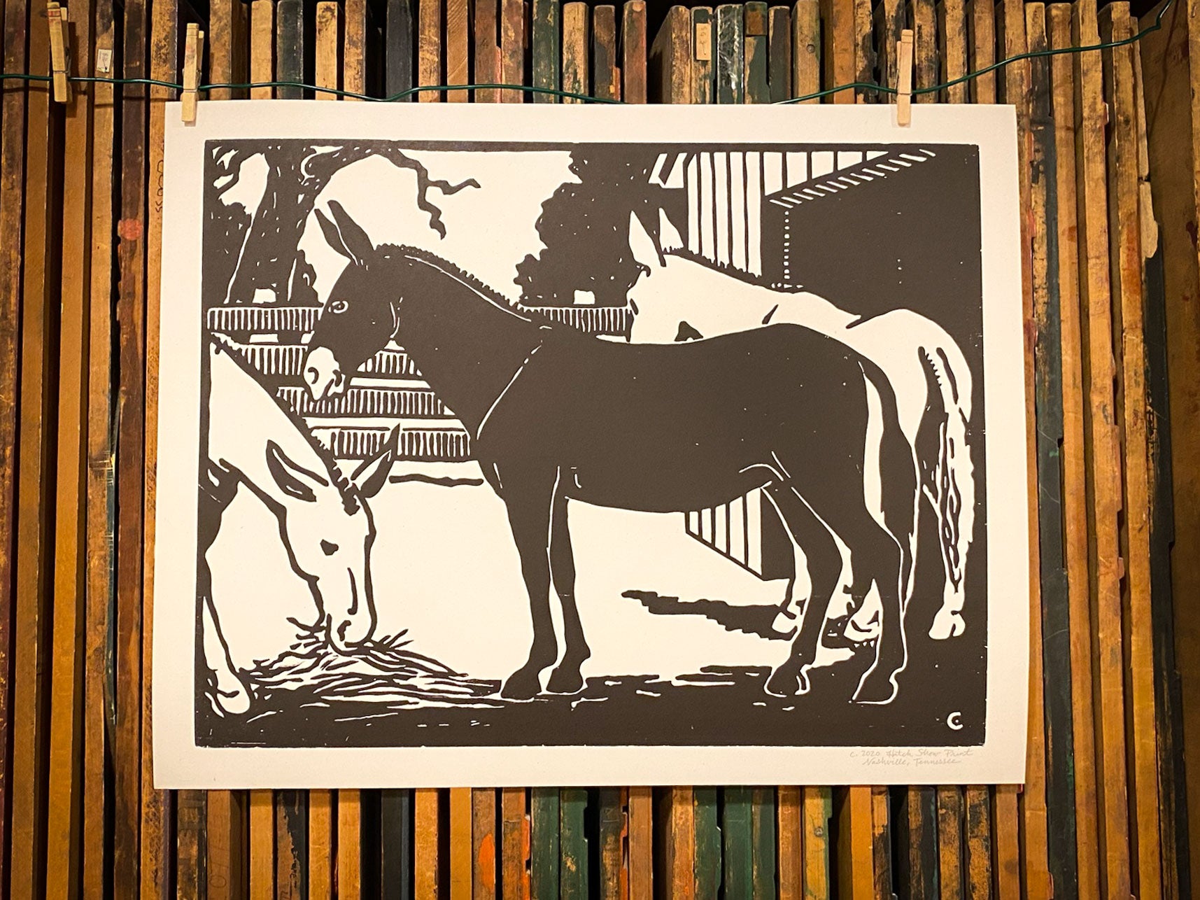 Barnyard Mule Print – Hatch Show Print