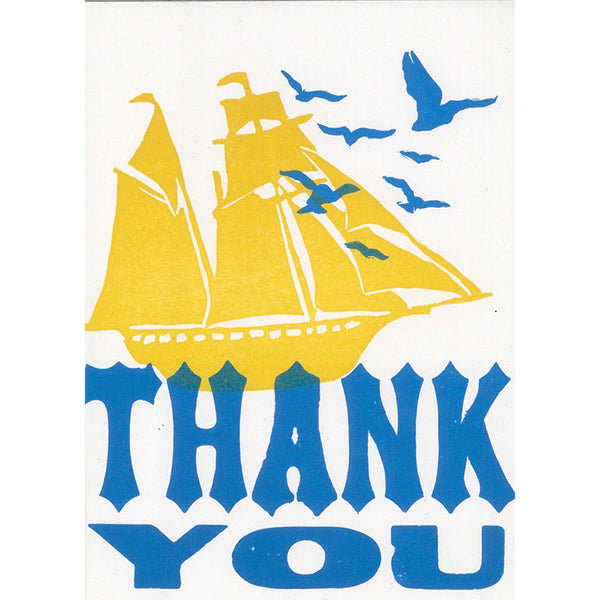 Thank You Boat Card – Hatch Show Print